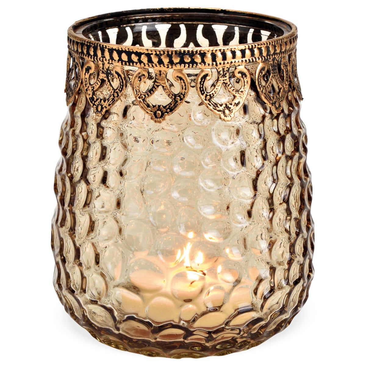 Windlicht Glas Mit Fu Gro